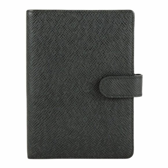 Louis Vuitton | Accessories | Authentic Louis Vuitton Black Taiga ...